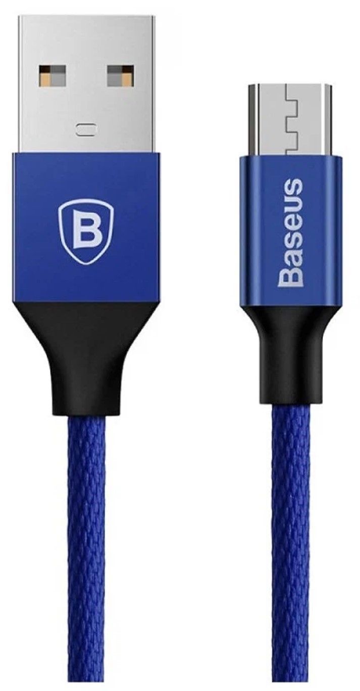 Кабель Baseus Yiven Series USB - Micro USB 2А, 1 м, синий (CAMYW-A13)
