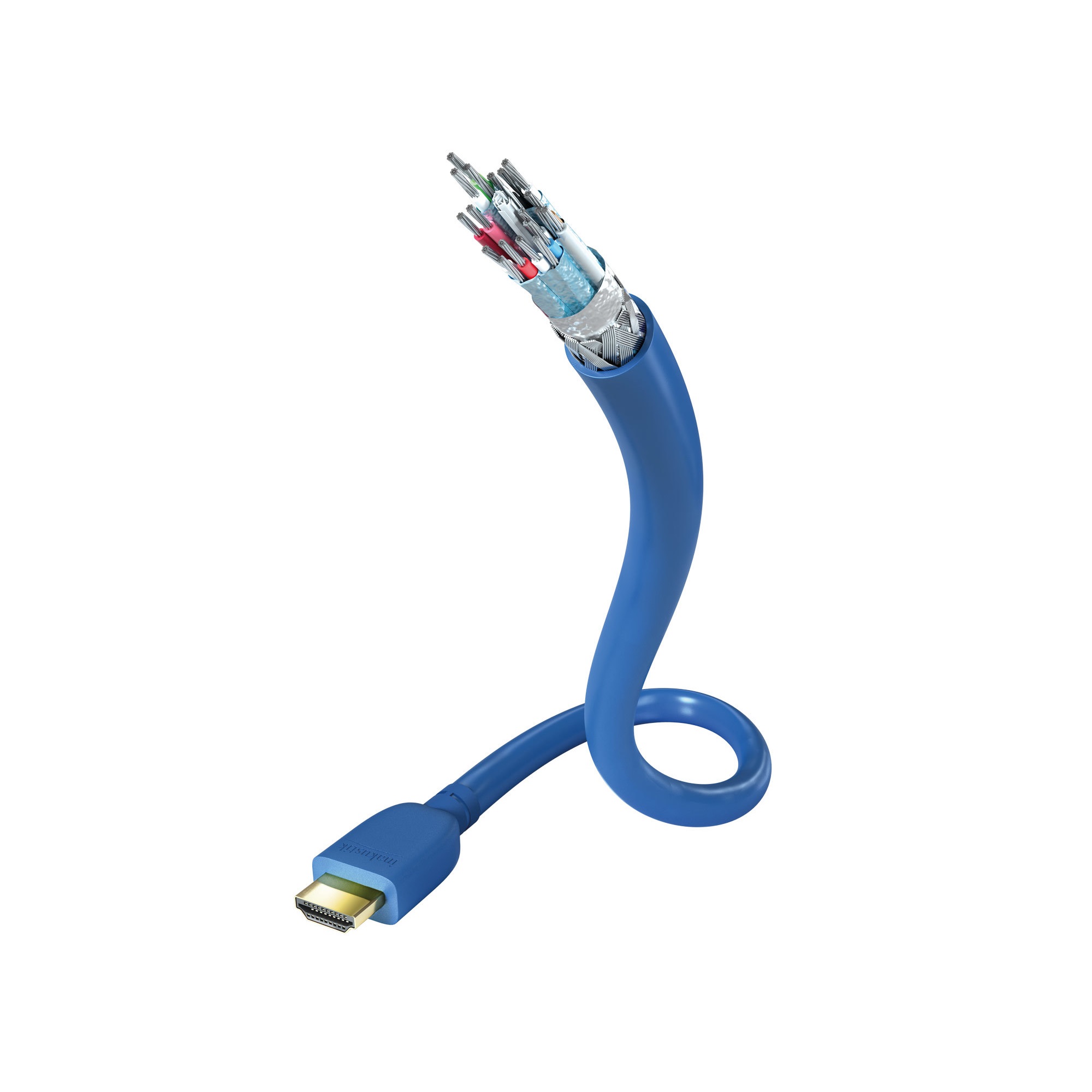 Кабель In-Akustik Profi Standard HDMI - HDMI, 10м Blue