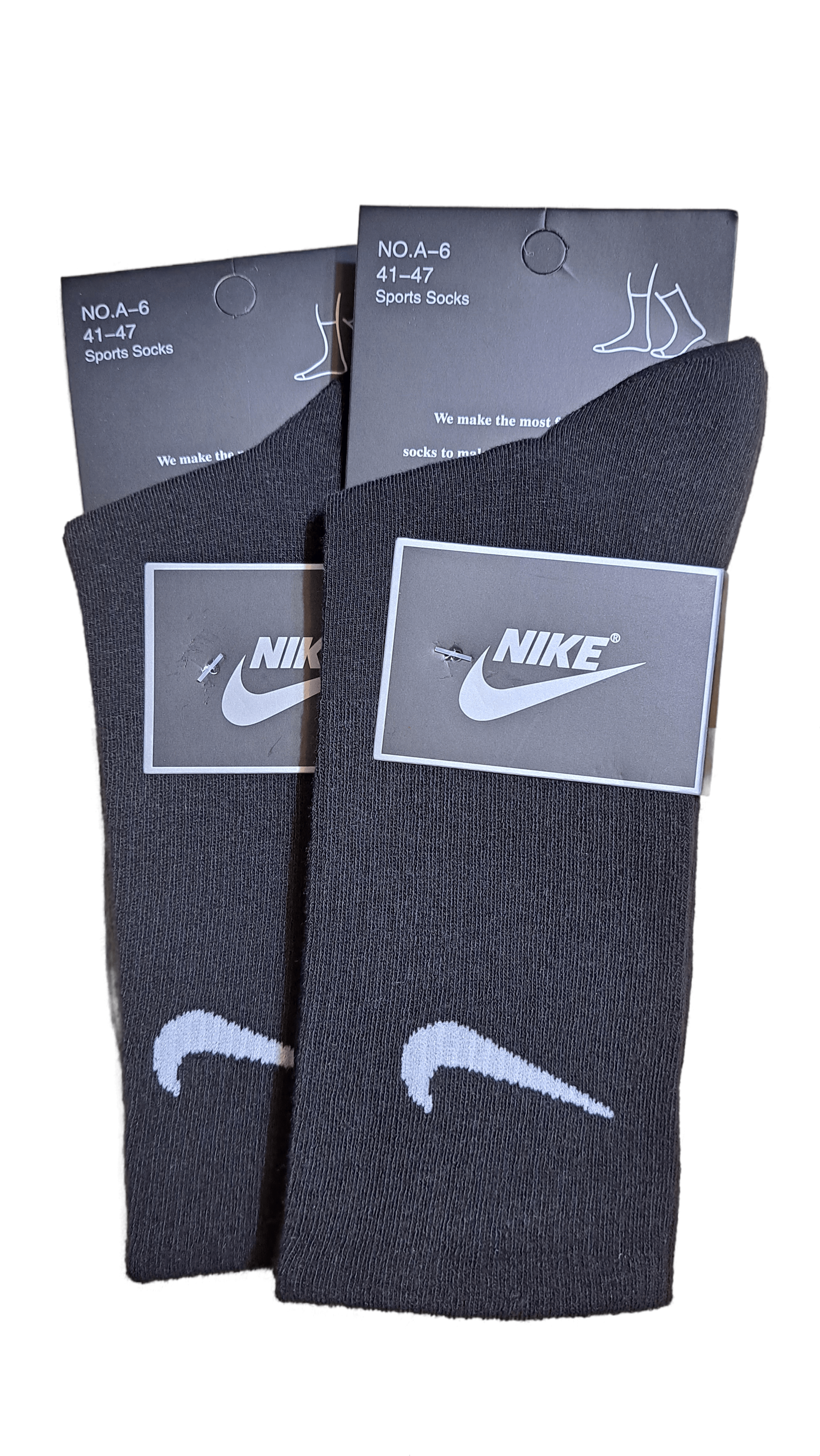 Комплект носков женских Nike NIKE-A-6_2-(Black) черных one size