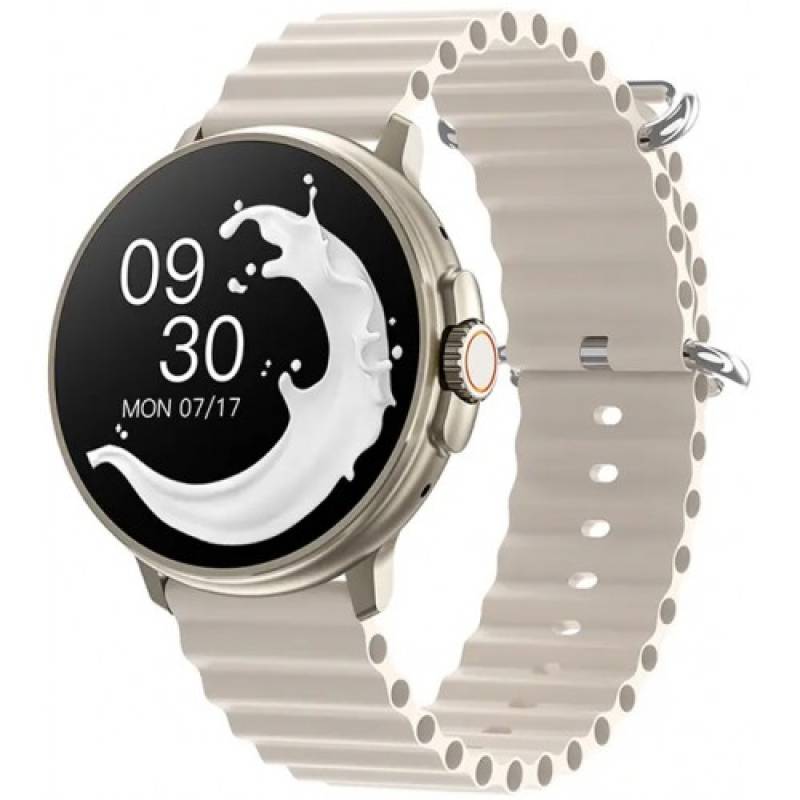 Смарт-часы BandRate Smart BRSLC306SGR серебристый/белый (1314293)