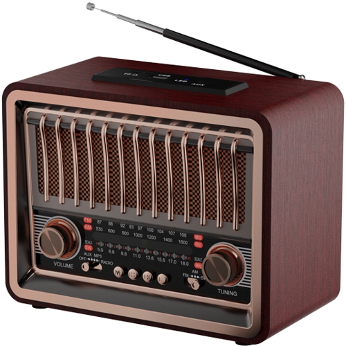 Радиоприемник Ritmix RPR-089 Redwood .Bluetooth usb, microSD, FM, SW. AM. питание 220в,4х