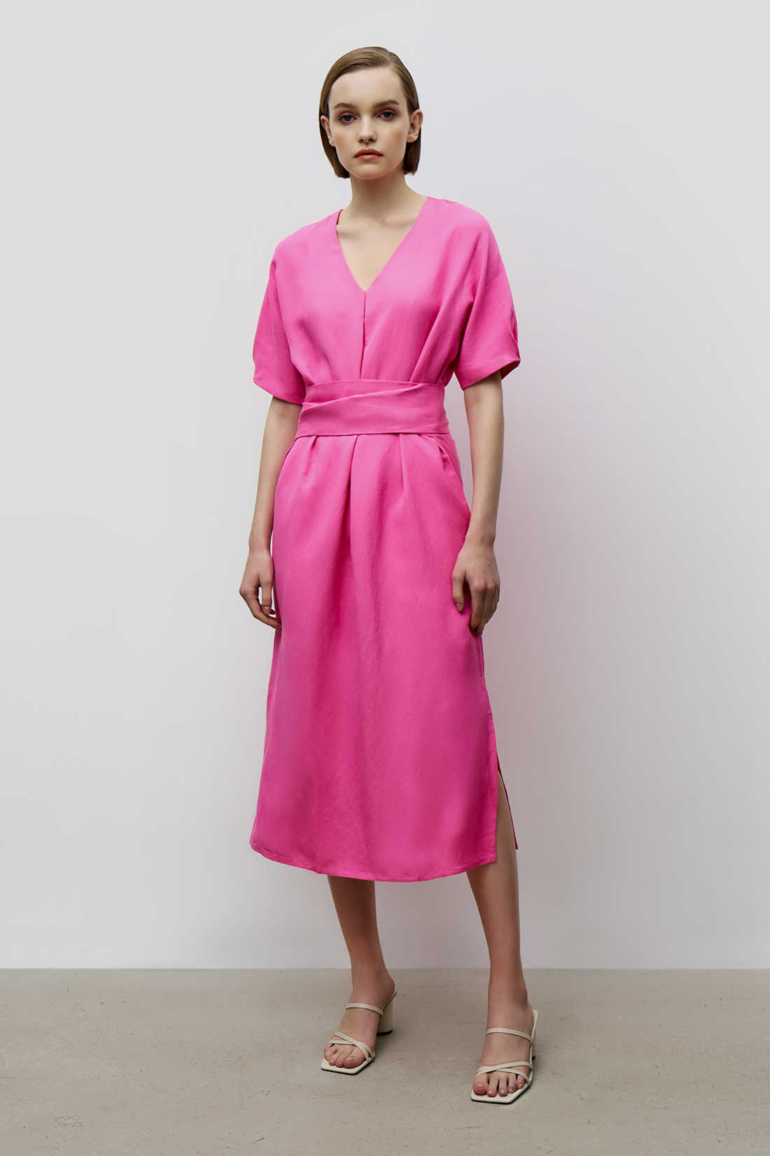 Платье женское Baon B4522050 розовое M