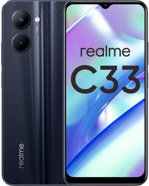 Смартфон Realme C33 4/128GB Night Black
