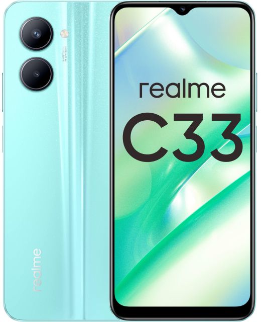 Смартфон Realme C33 3/32GB Aqua Blue