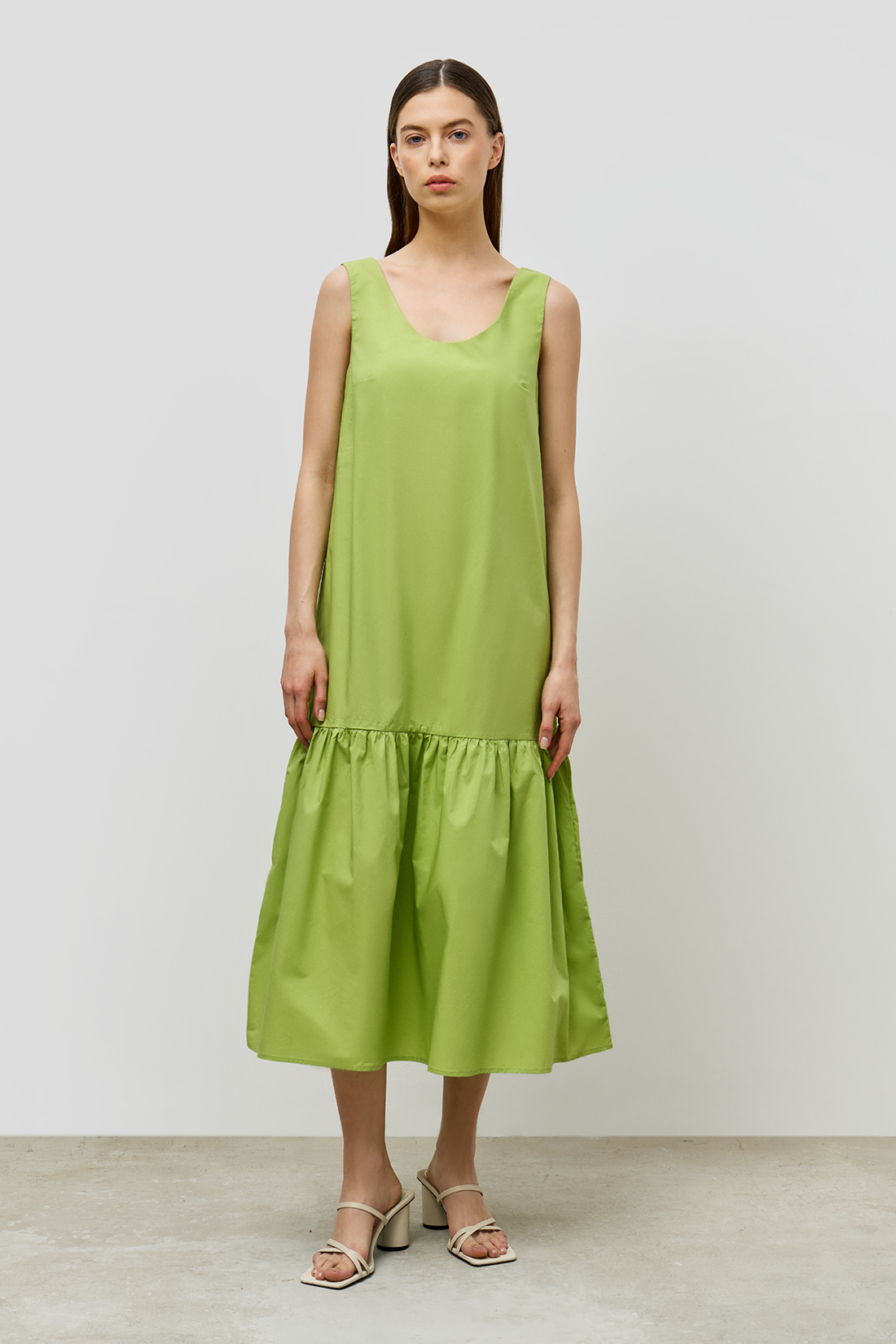 Платье женское Baon B4623001 зеленое L