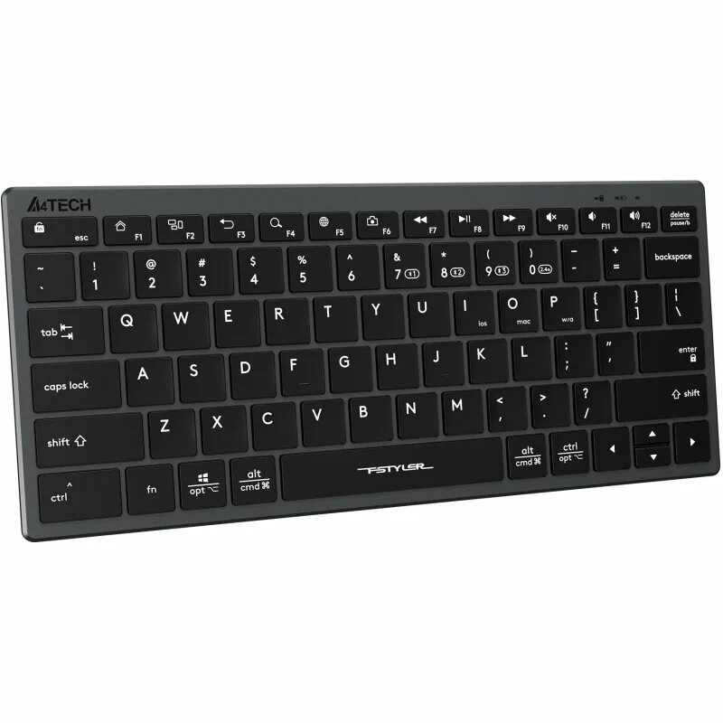 Беспроводная клавиатура A4Tech Fstyler FBX51C Gray (1624624)