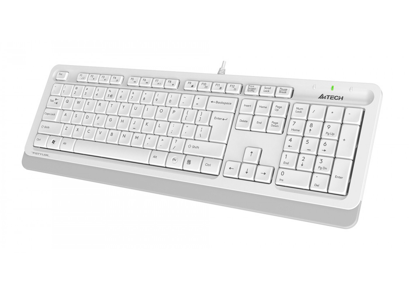 Проводная клавиатура A4Tech Fstyler FK10 White/Gray