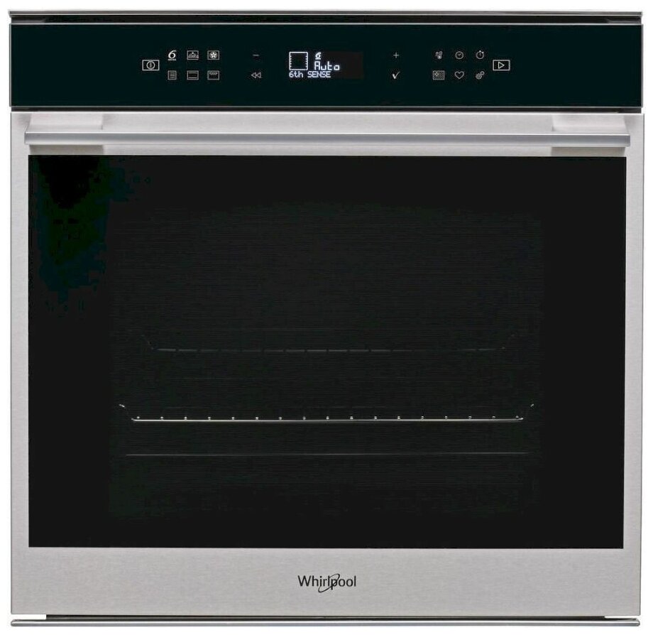 Встраиваемый электрический духовой шкаф Whirlpool W7 OM4 4S1P silver, black