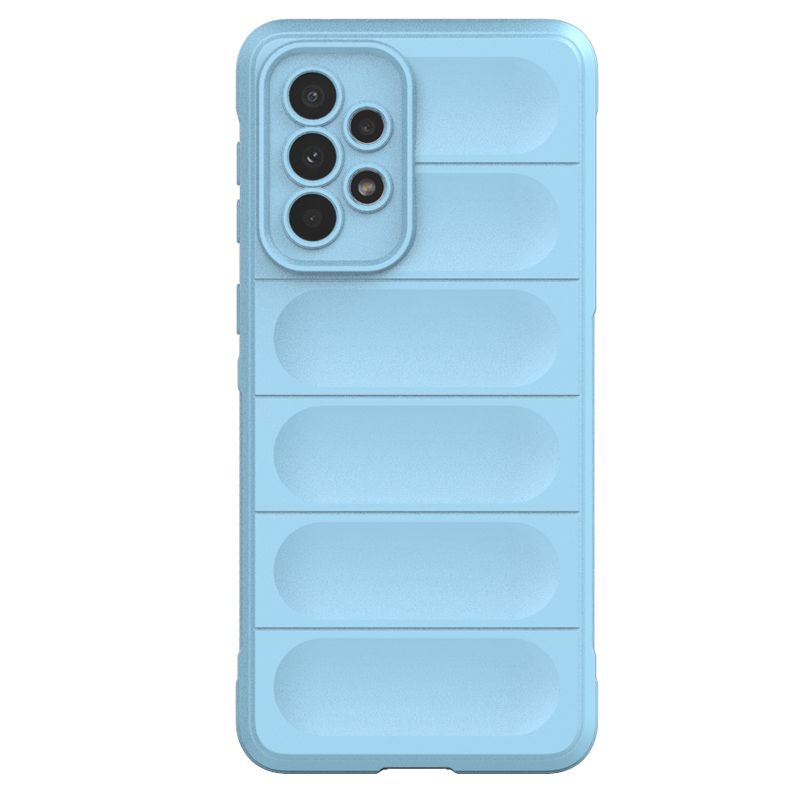 Противоударный чехол Flexible Case для Samsung Galaxy A23 (голубой)