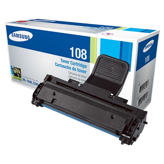 Картридж для лазерного принтера Samsung MLT-D108S, черный, оригинал