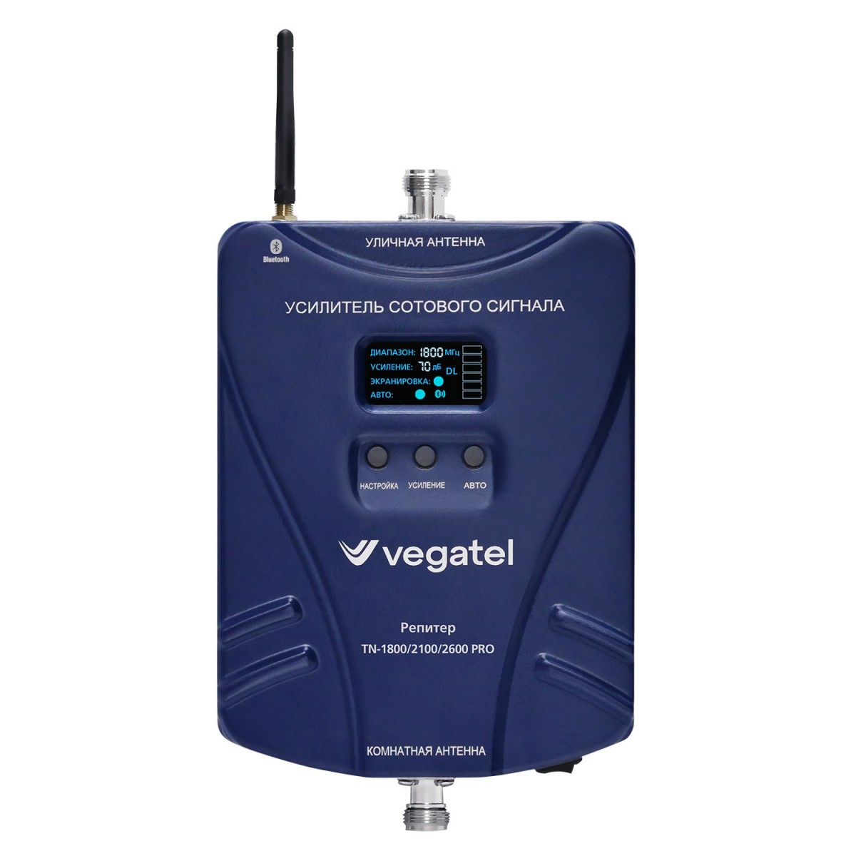 Репитер сотовой связи 2G/3G/4G VEGATEL TN-1800/2100/2600 PRO