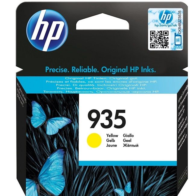 Картридж для струйного принтера HP 935 (C2P22AE) желтый, оригинал