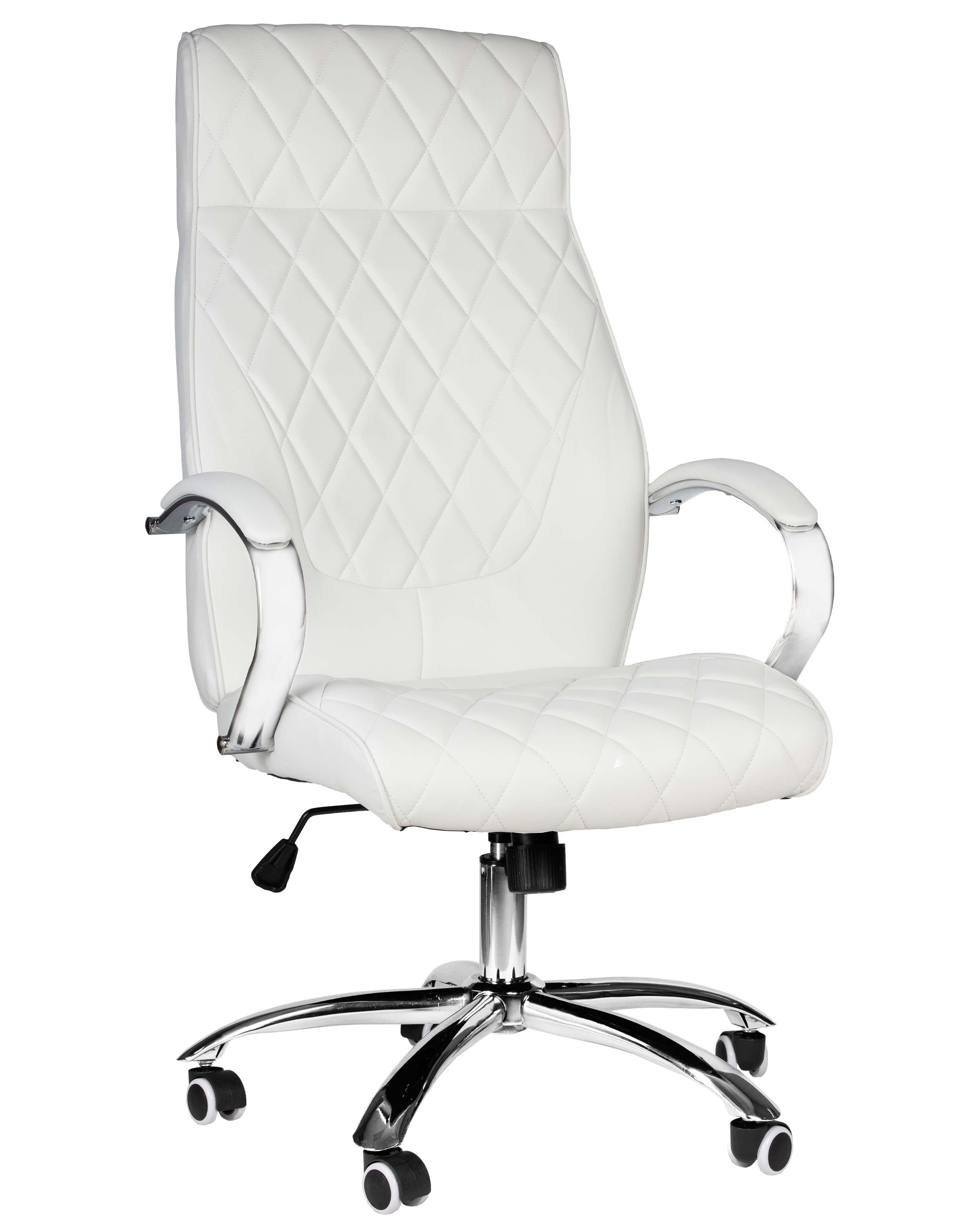 Компьютерное кресло Nicolas Империя стульев белая экокожа