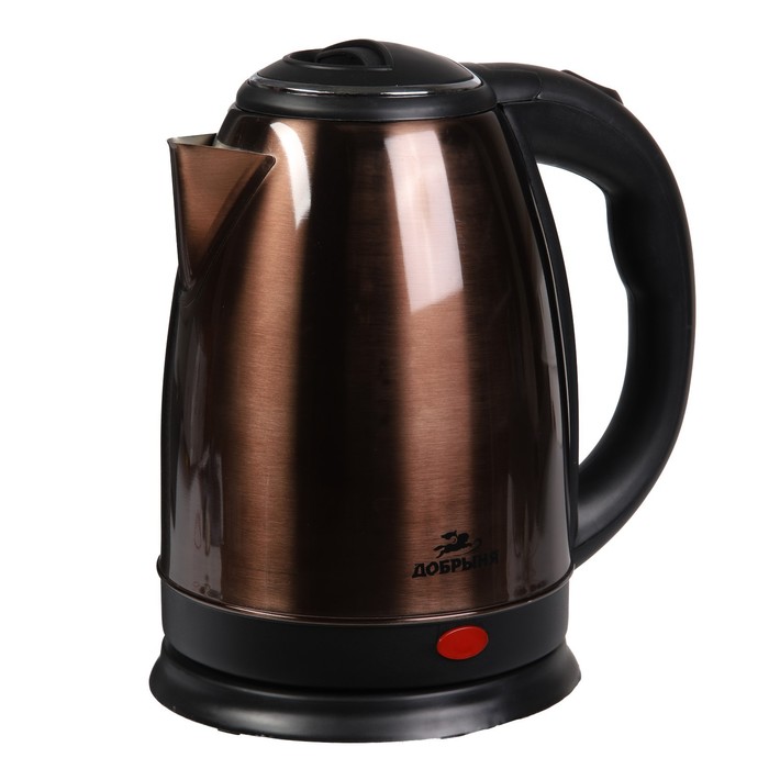 Чайник электрический Добрыня DO-1224C 1.8 л коричневый