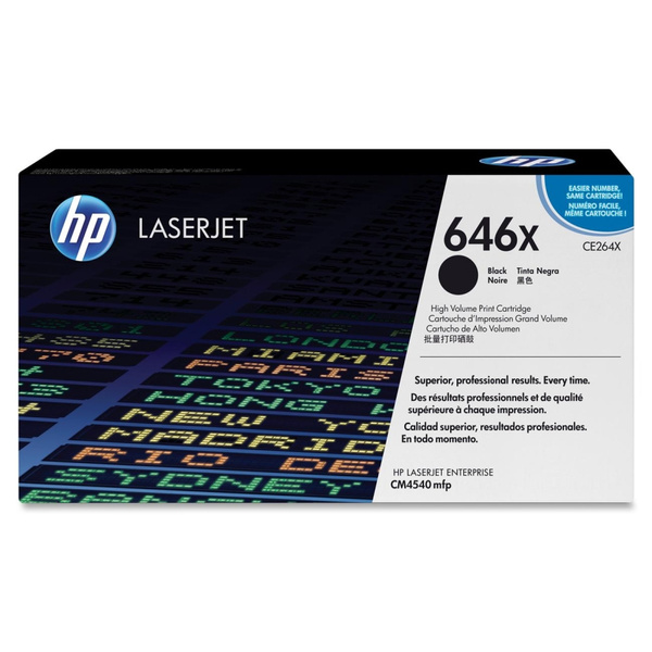 Картридж для лазерного принтера HP CE264X черный, совместимый