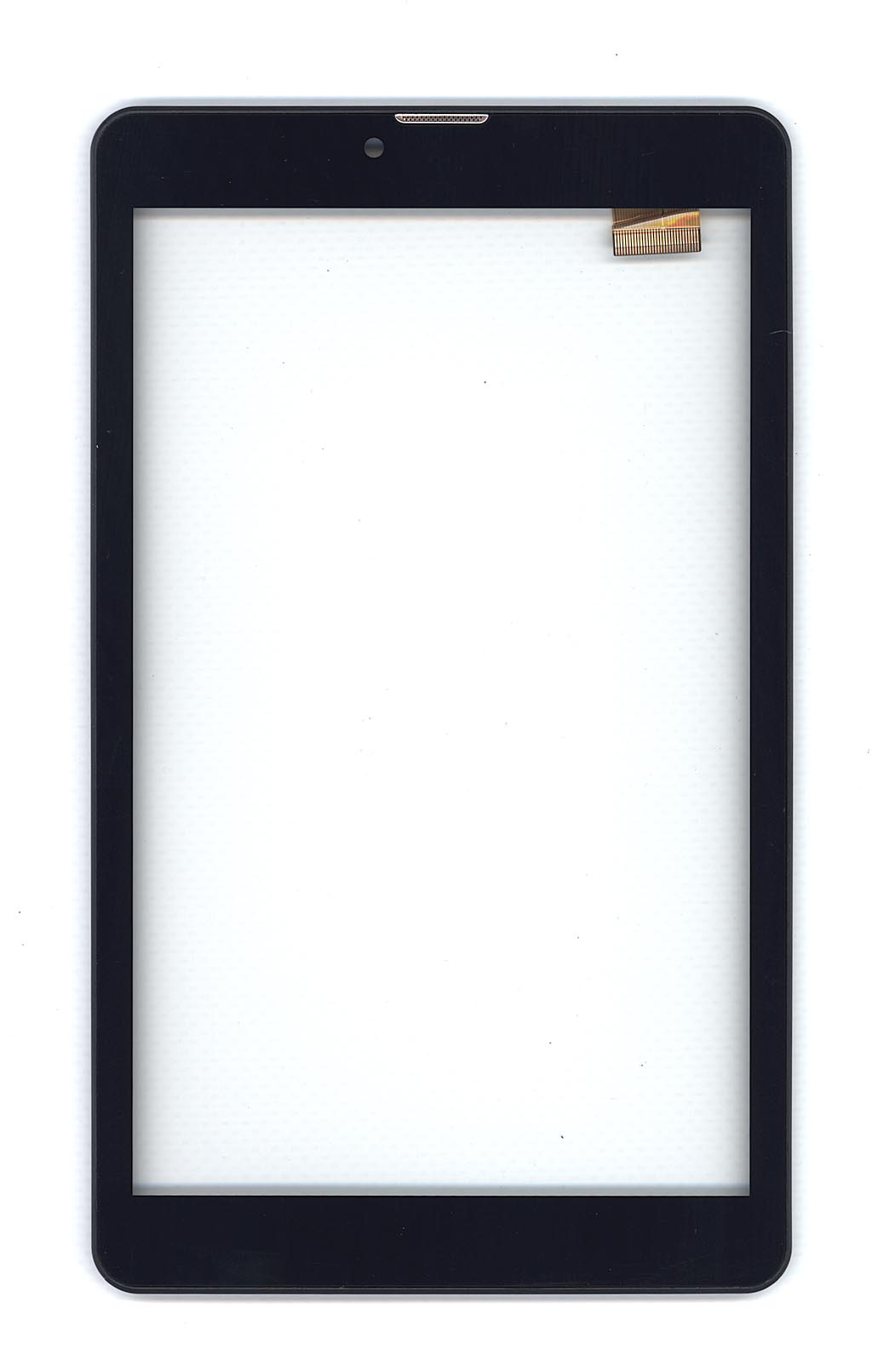 Сенсорное стекло (тачскрин) для Irbis TZ885 черное c рамкой