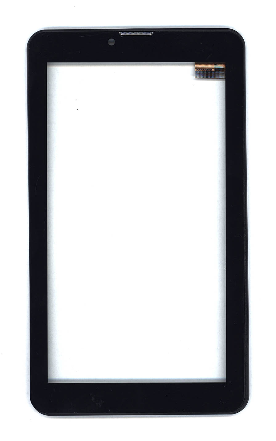 Сенсорное стекло (тачскрин) для Irbis TZ48 черное с рамкой