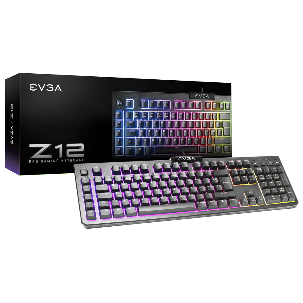 Проводная игровая клавиатура EVGA Z12 Black (834-W0-12RU-KR)