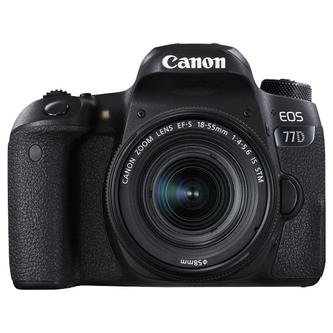 Фотоаппарат зеркальный Canon EOS 77D Body Black