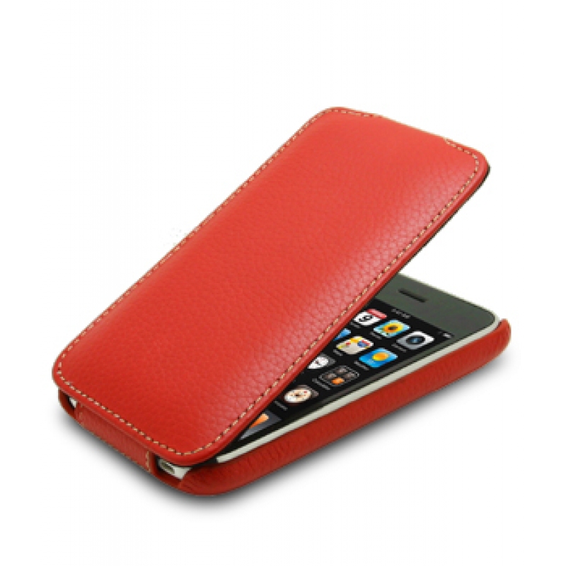 Кожаный чехол Melkco Jacka Type для Apple iPhone 3GS/3G красный