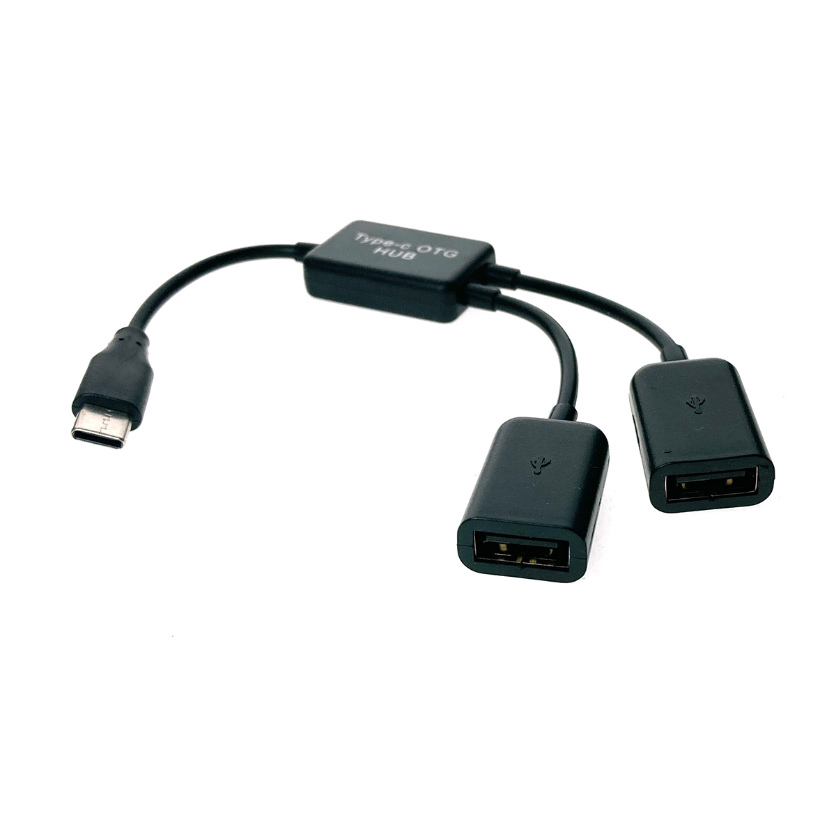 Разветвитель OTG USB 3.1 Type C Male на 2 USB 2.0 Female, Espada, EhC220, 20см, хаб