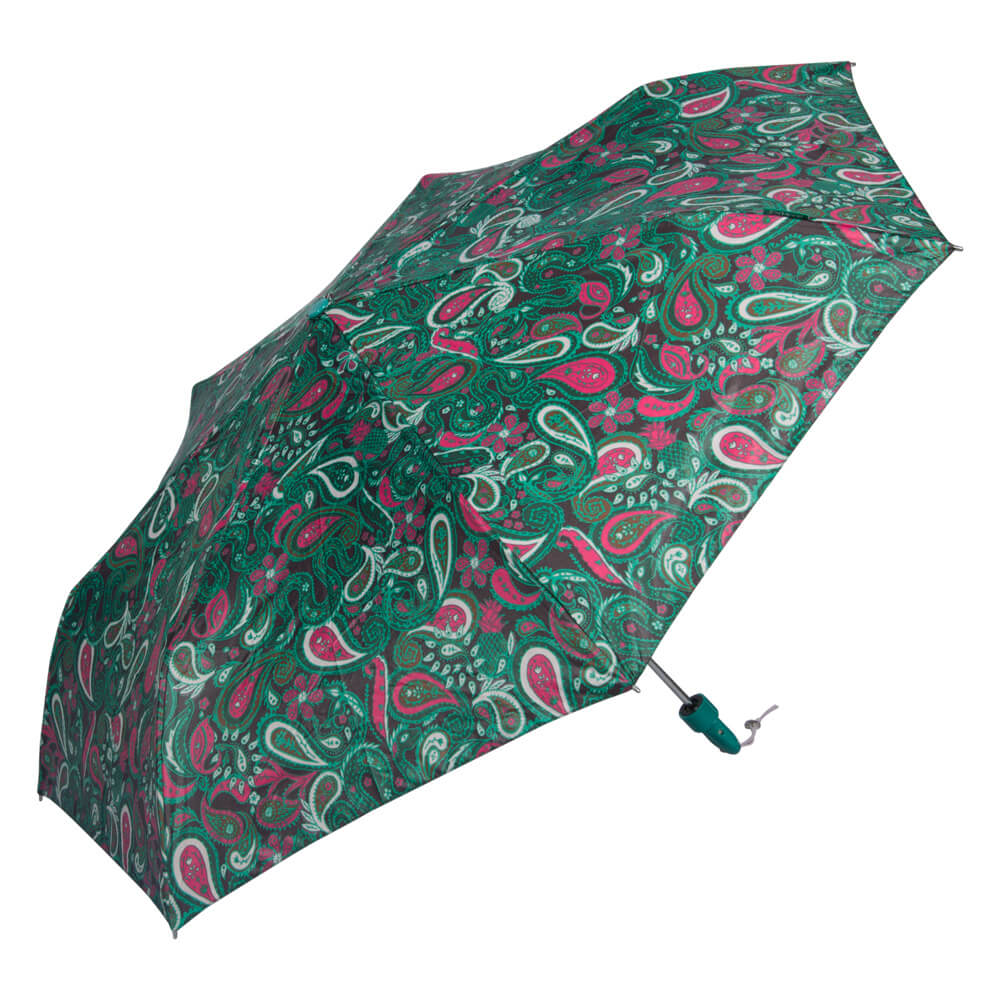 Зонт складной женский автоматический Joy Heart J9525-OC Cashmere Green, зеленый