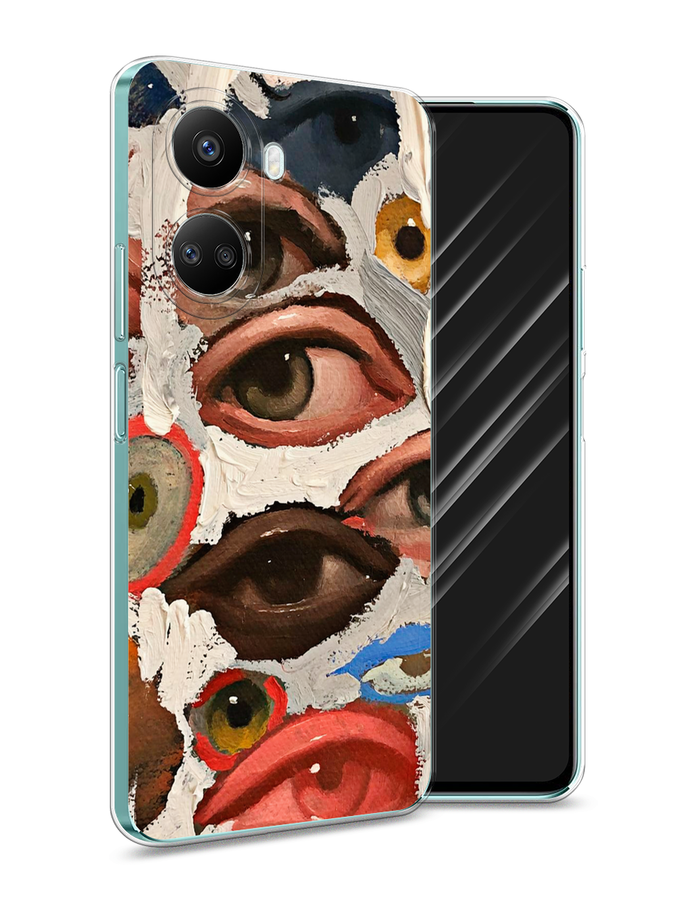 Чехол Awog на Huawei nova 10 SE "Глаза масляная живопись"