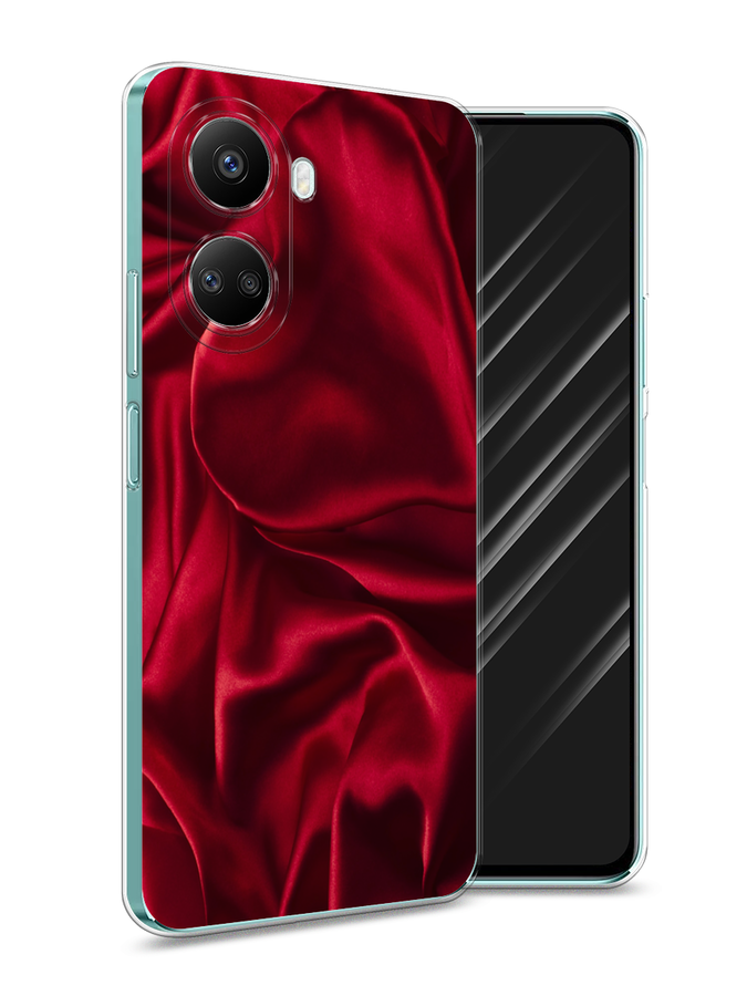 Чехол Awog на Huawei nova 10 SE "Текстура красный шелк"