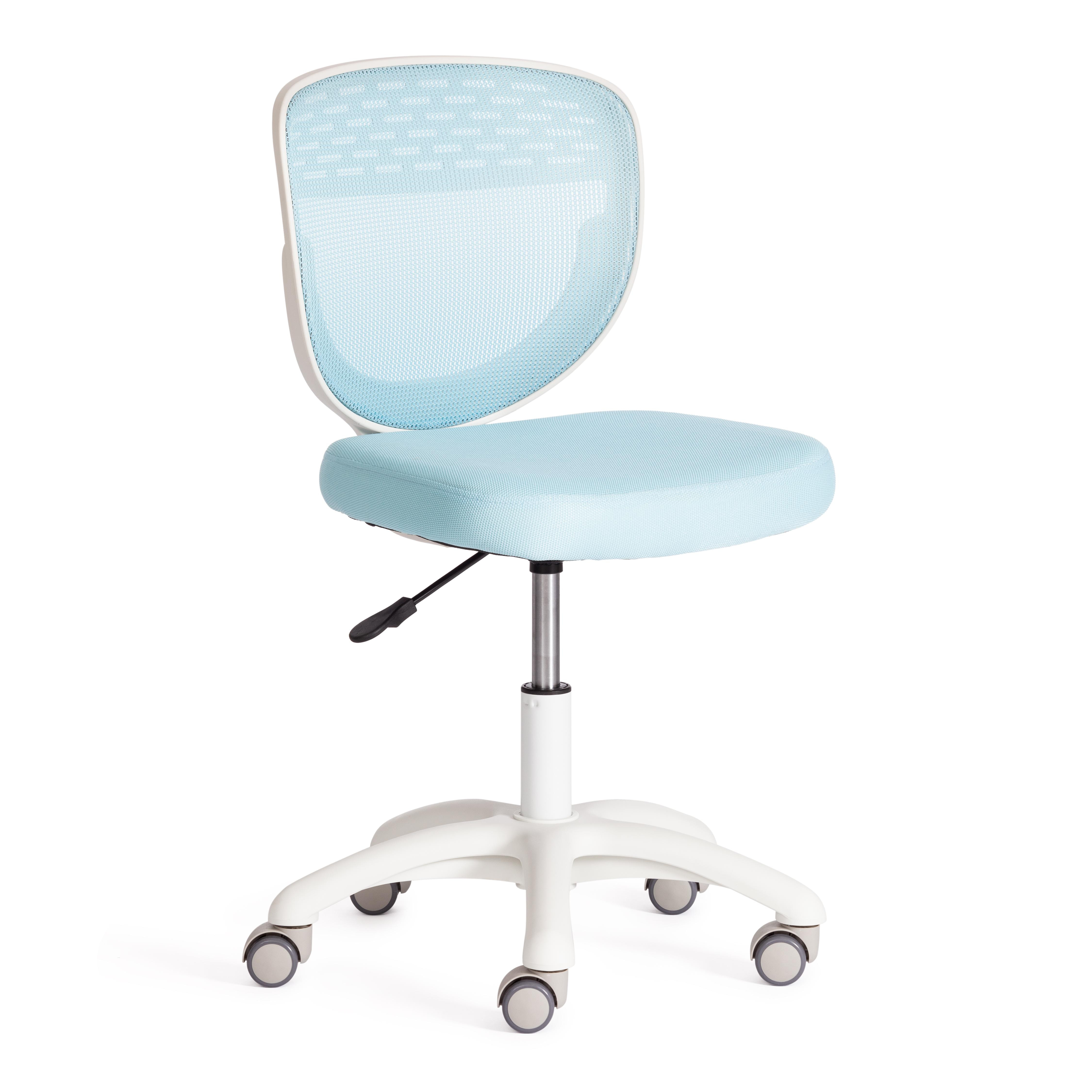 Кресло компьютерное TetChair Junior M на колесиках для школьника, голубой
