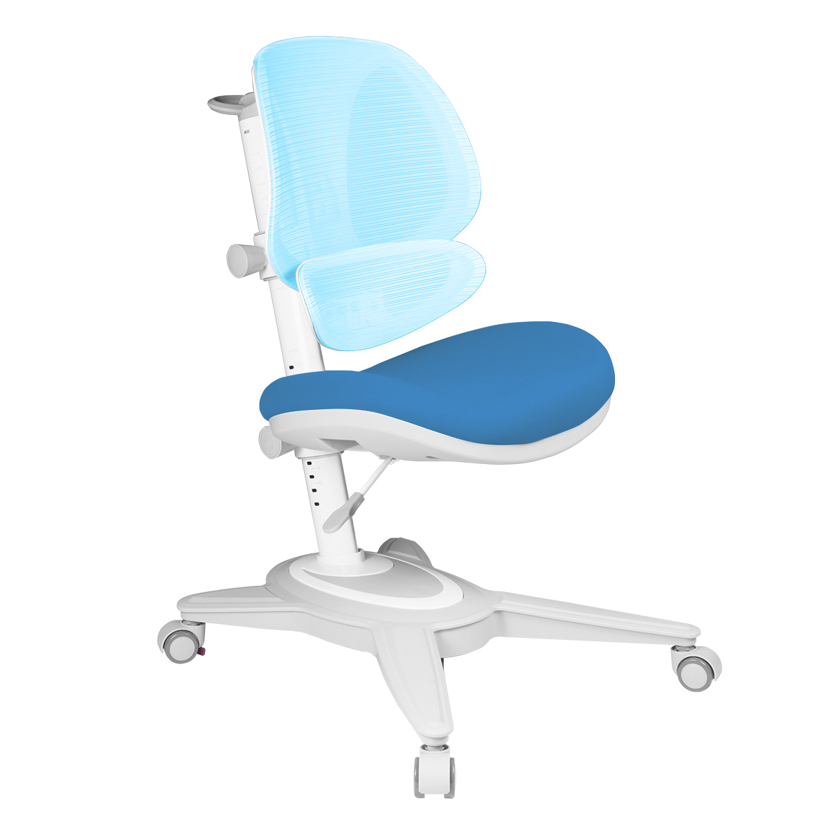 Детское растущее кресло Anatomica Funken голубой