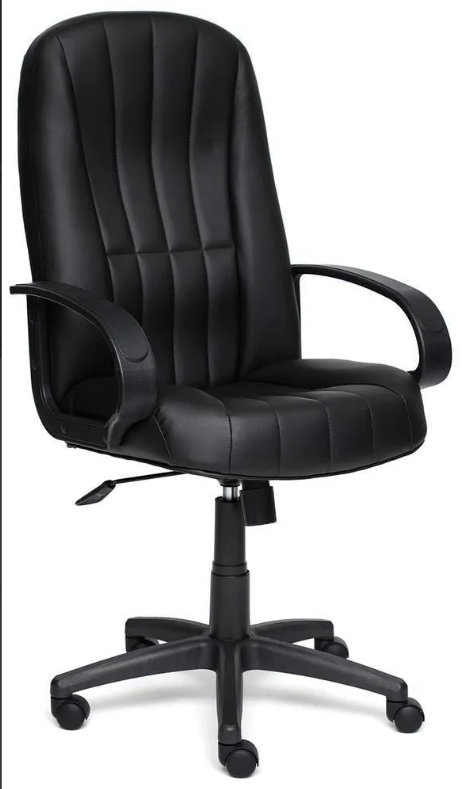 Кресло офисное  СН833, кожзам, черный