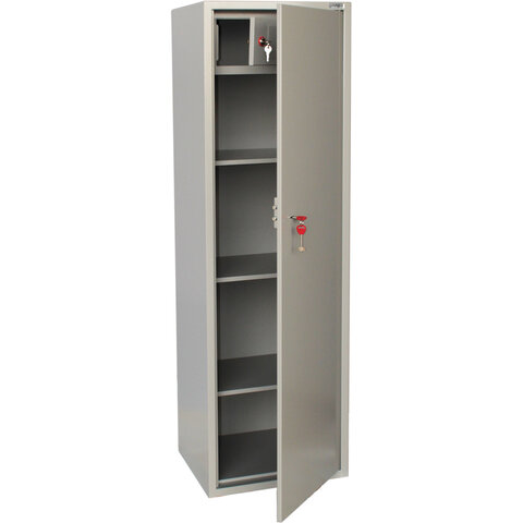 Шкаф металлический для документов BRABIX KBS-031Т, 1503х470х390 мм, 35 кг, трейзер, сварно