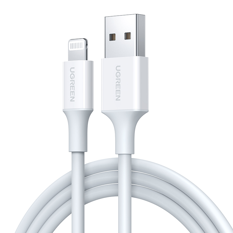 Кабель uGreen US155 (80315) USB-A Male to Lightning Male Cable Nickel Plating ABS Shell
