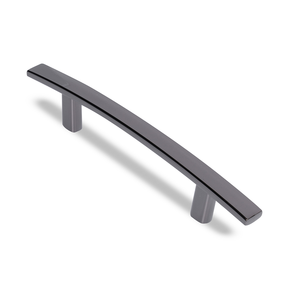 Ручка-скоба мебельная JET 182 C=96 мм черный никель