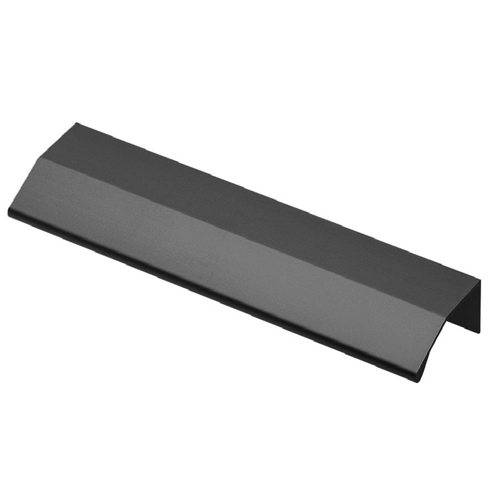 Ручка торцевая мебельная TREX C=96 мм черная матовая
