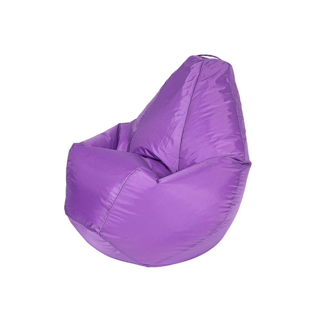 Кресло мешок WowPuff ГРУША средняя оксфорд 120 см, фиолетовый