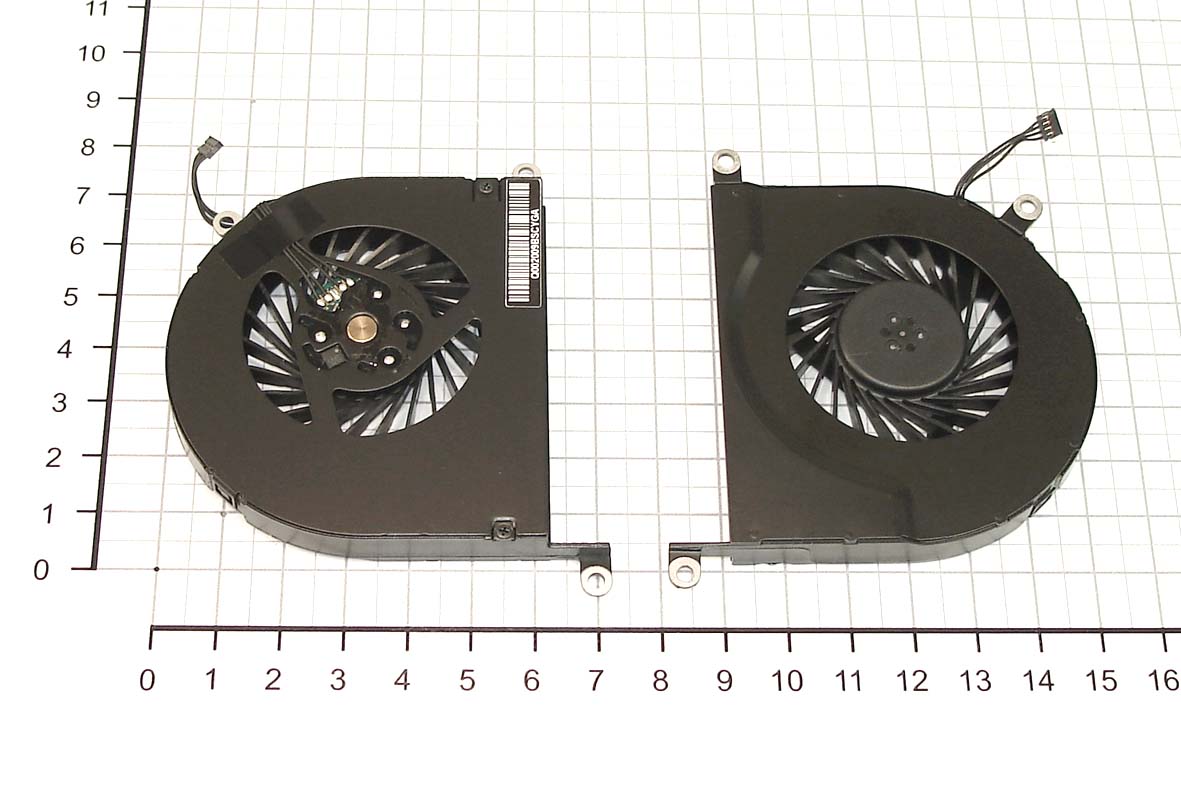 Вентилятор (кулер) для ноутбука Apple Macbook Pro 17" A1297 series левый