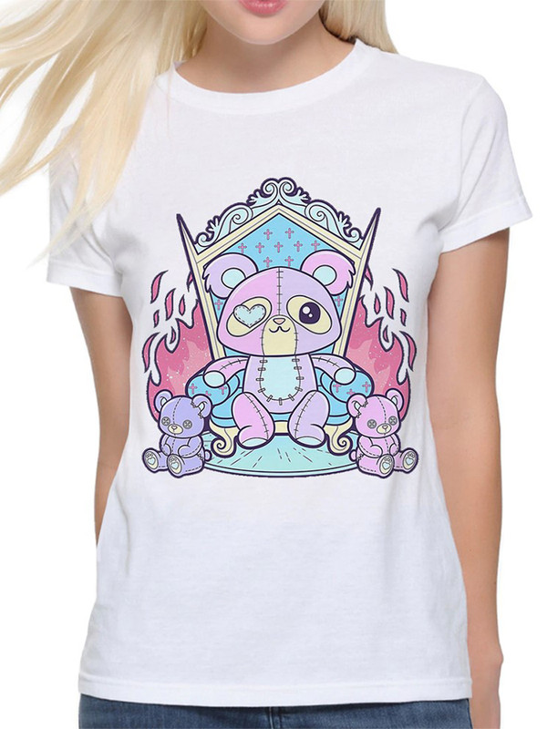 Футболка женская DreamShirts Studio Игрушечный Медведь / Медведи / с медведем белая L
