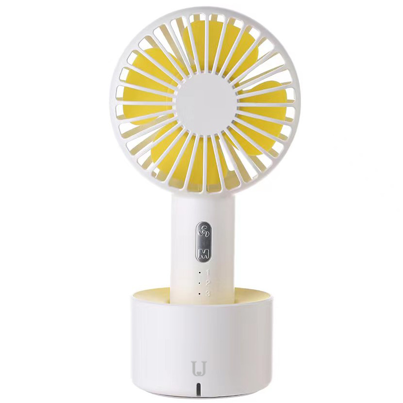 Вентилятор ручной Jordan & Judy VC016 белый, желтый