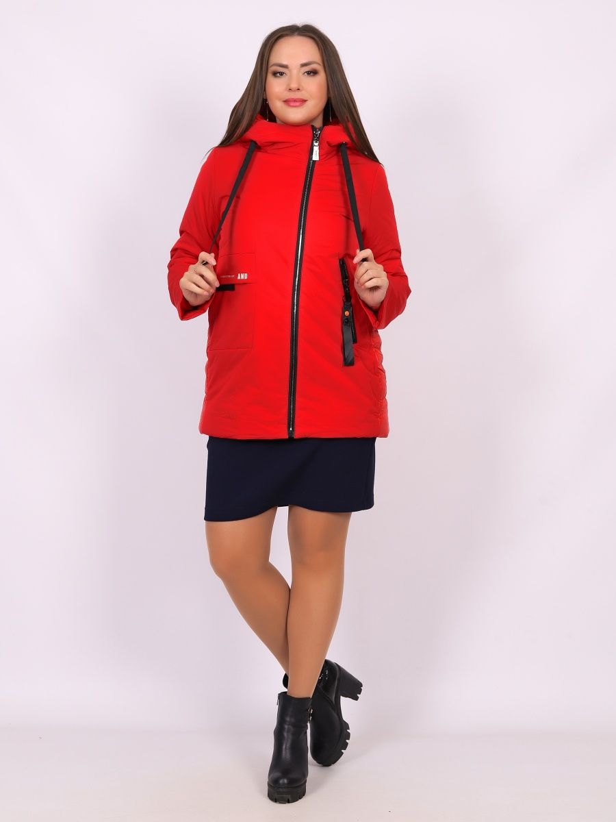 Куртка женская Daigan 91137-N красная 48 RU