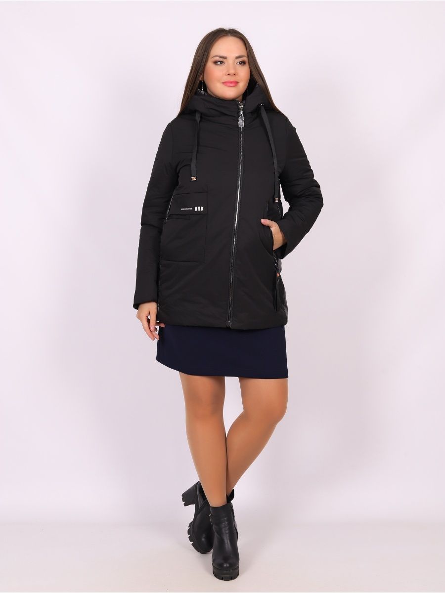 Куртка женская Daigan 91137-N черная 50 RU