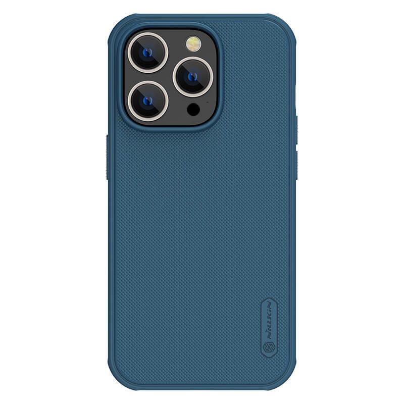 Накладка Nillkin Super Frosted Shield Pro для iPhone 14 Pro Max (синий)