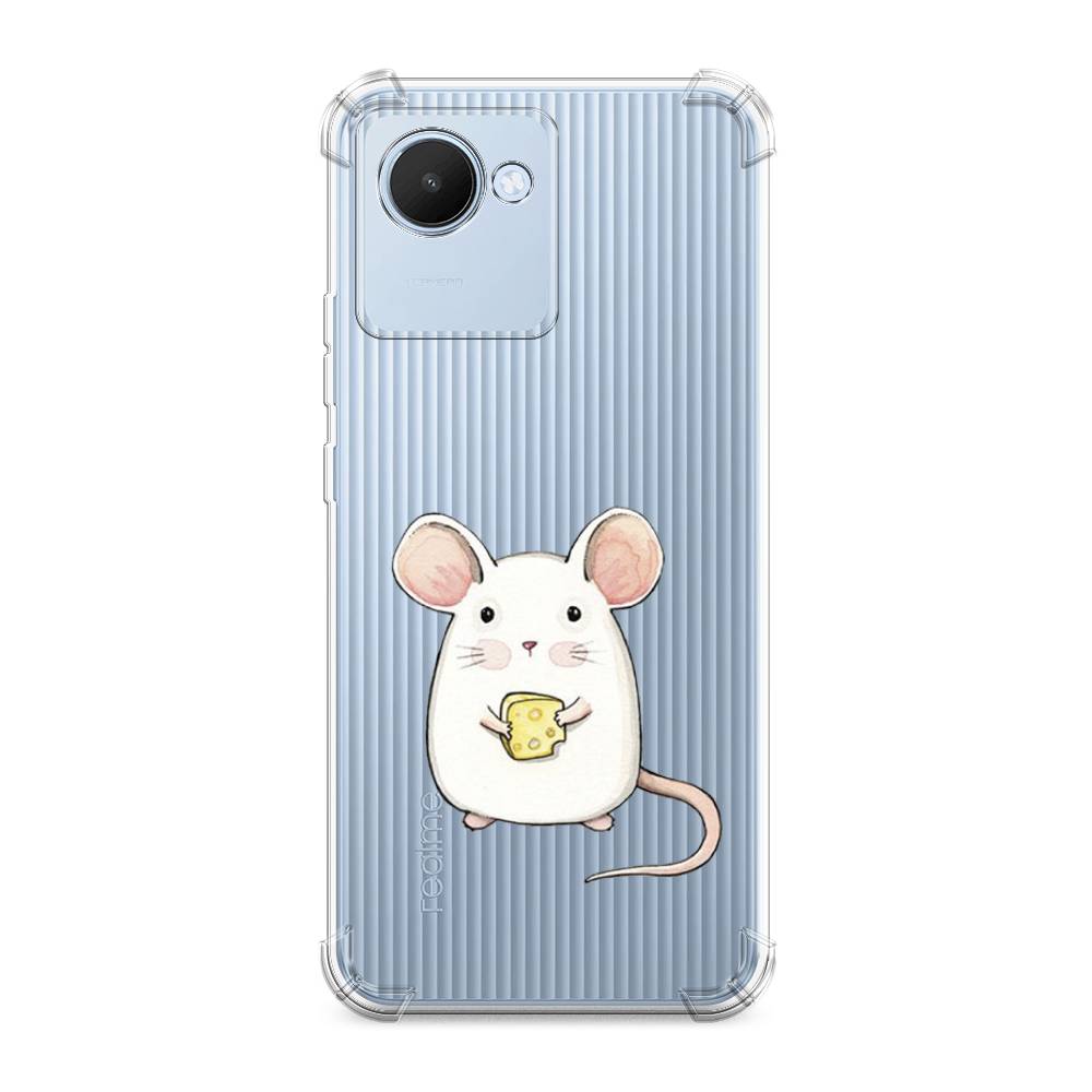Чехол Awog  на Realme C30 / Реалми C30 "Мышка"