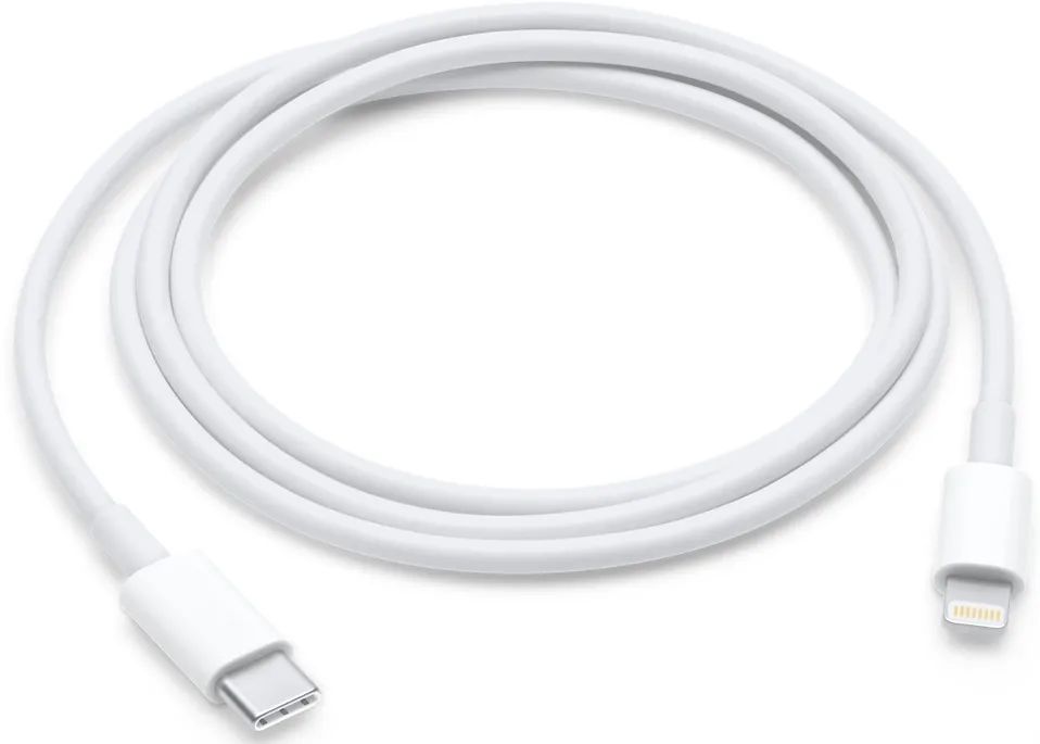 Дата-кабель Foxconn, Type-C To Lightning  для iPhone/iPad/iPod, белый