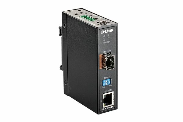 Медиаконвертер D-Link DIS-M100G-SW/A1A, 100/1000Base-X