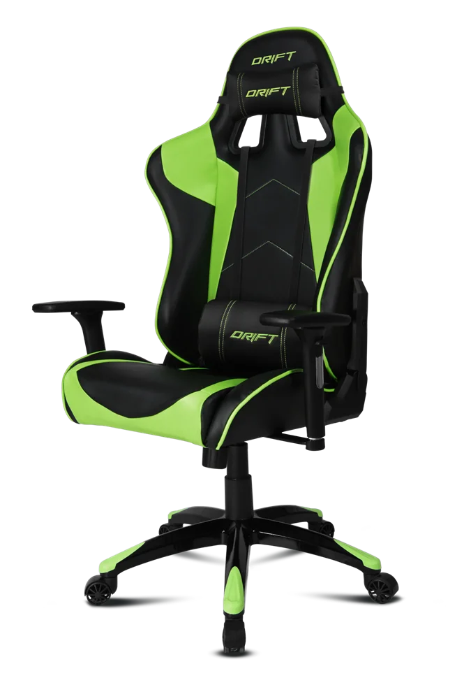 Игровое Компьютерное Кресло DRIFT DR300 PU Leather / black/green