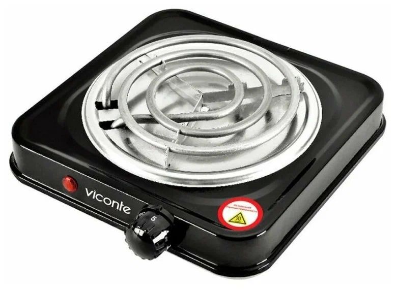 Настольная электрическая плитка Viconte VC-904 черный