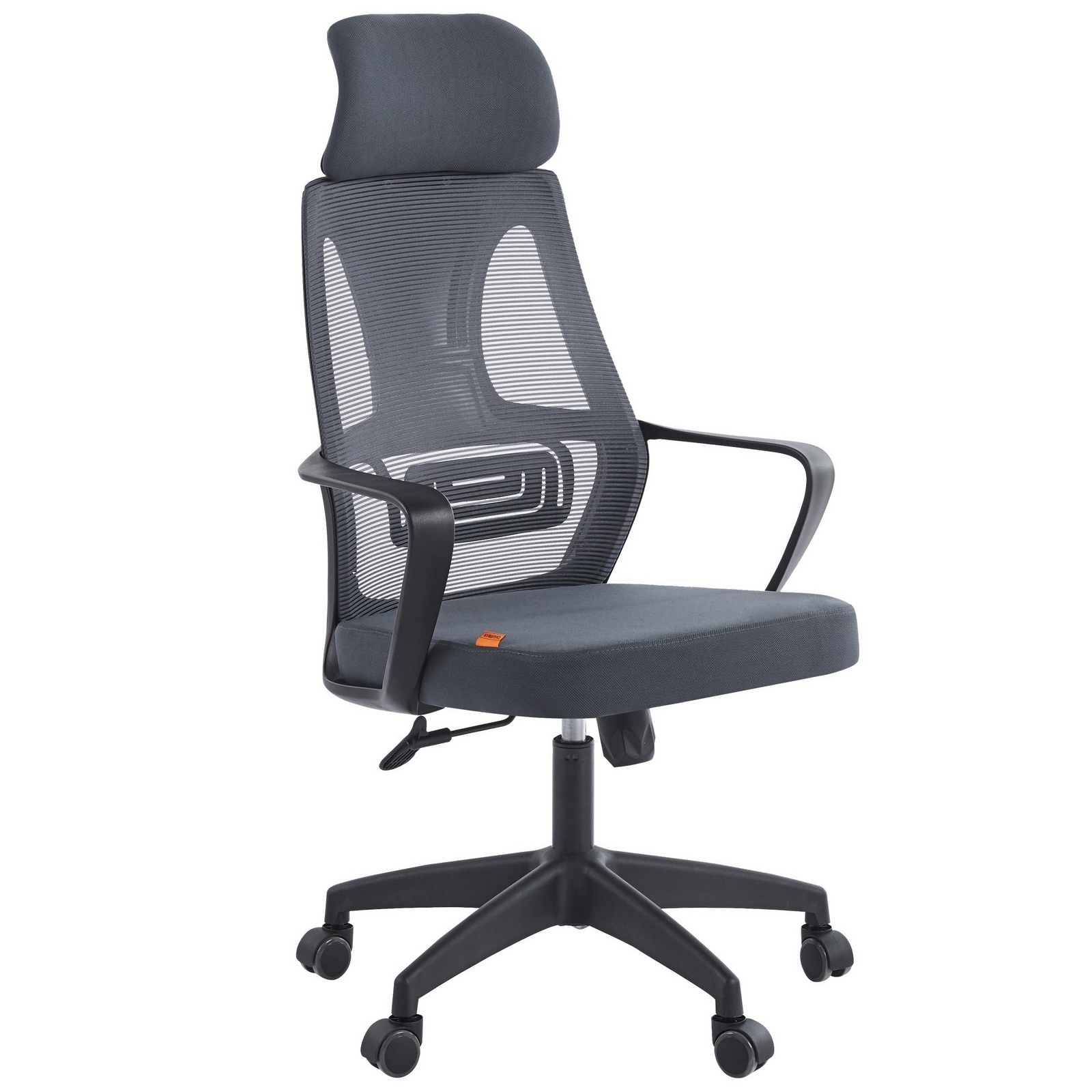 Компьютерное кресло CHAIRMAN CH 636, черный пластик, темно-серый