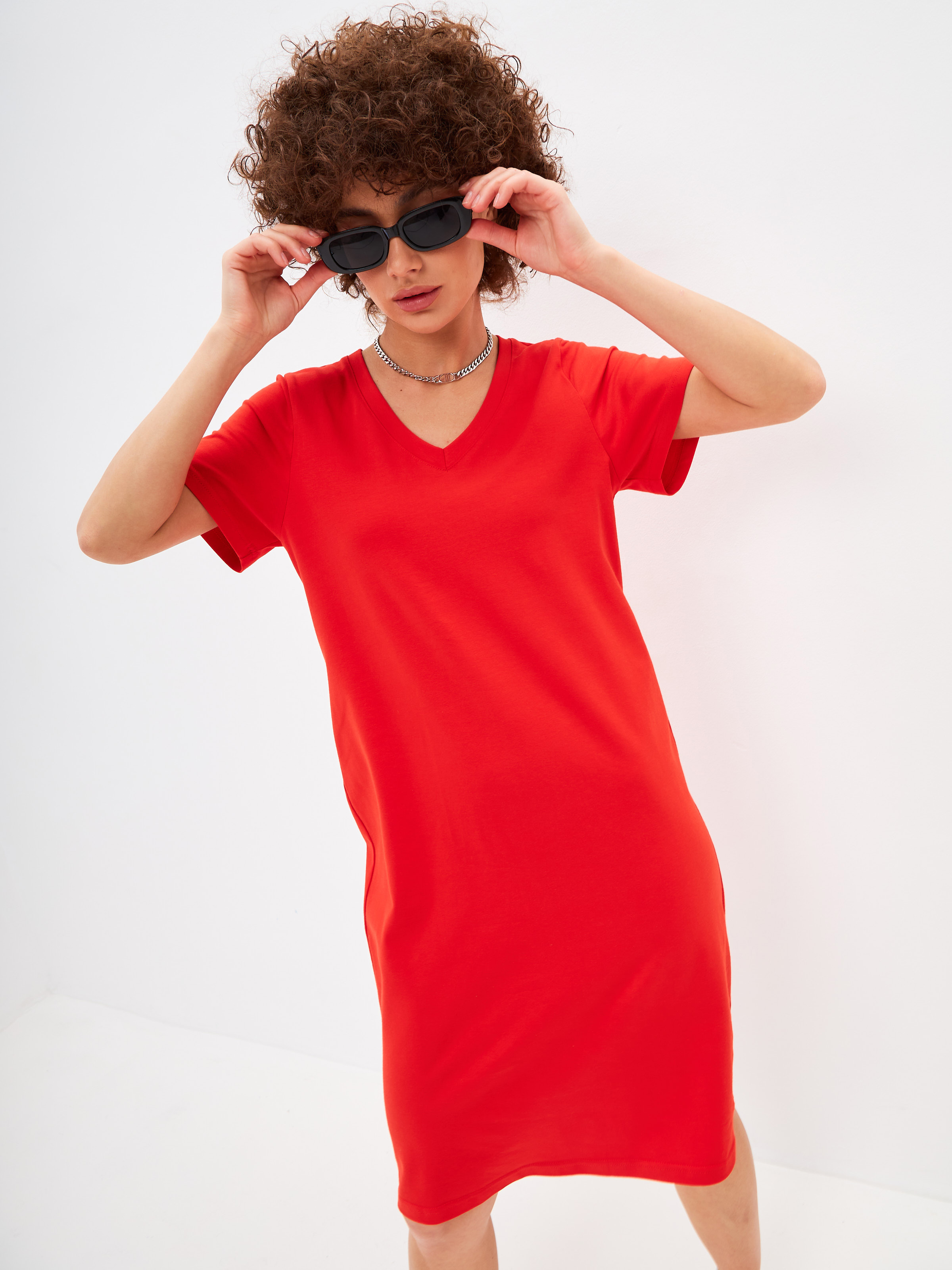 Платье женское Jonquil 211409 красное XL