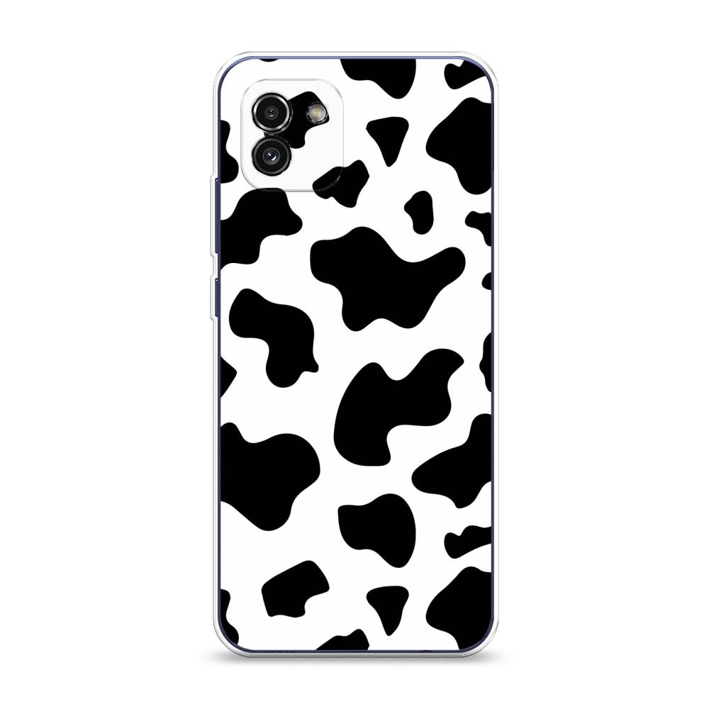 Чехол Awog на Samsung Galaxy A03 / Самсунг A03 "Пятна коровы"